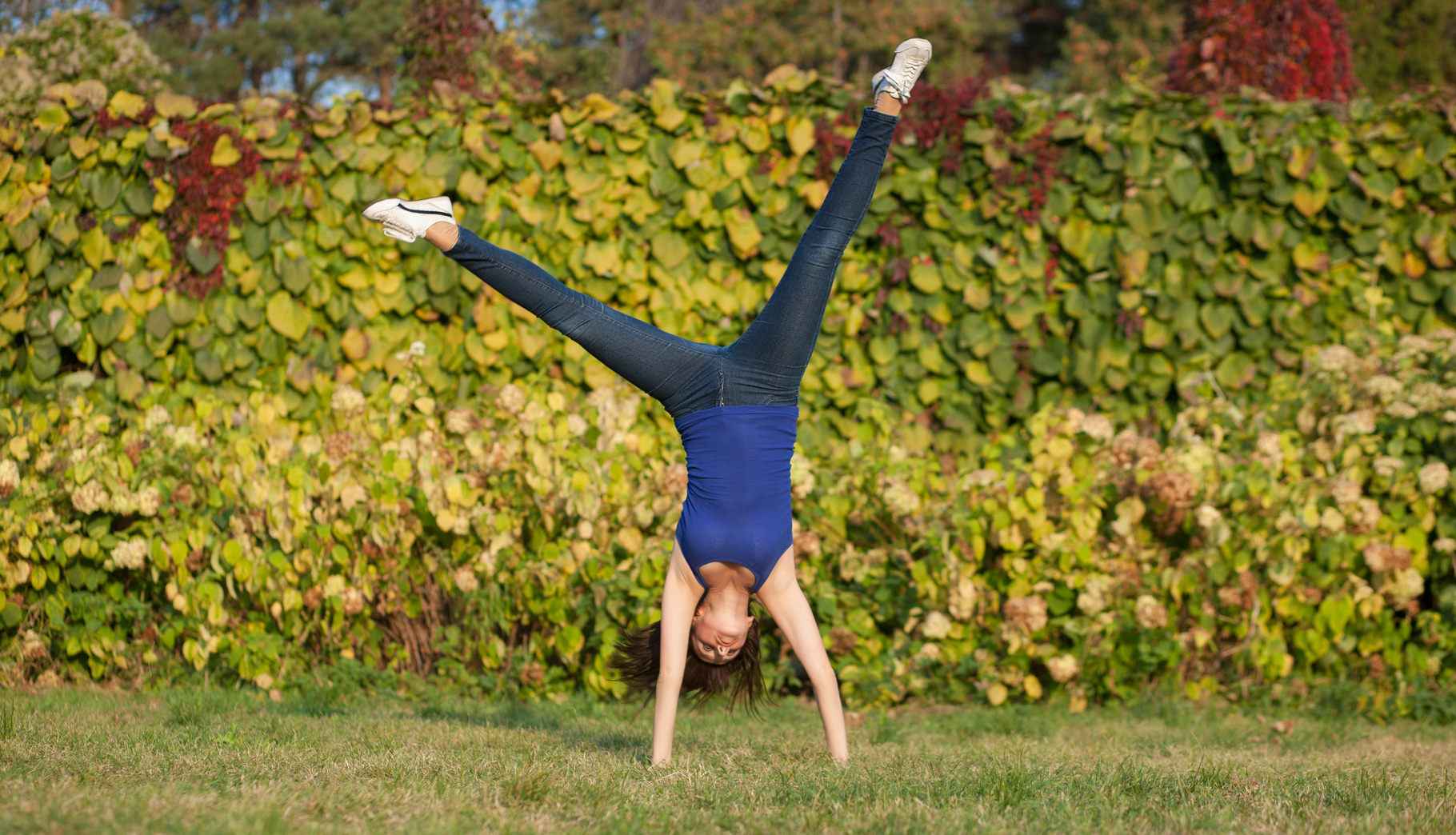People Doing Cartwheels