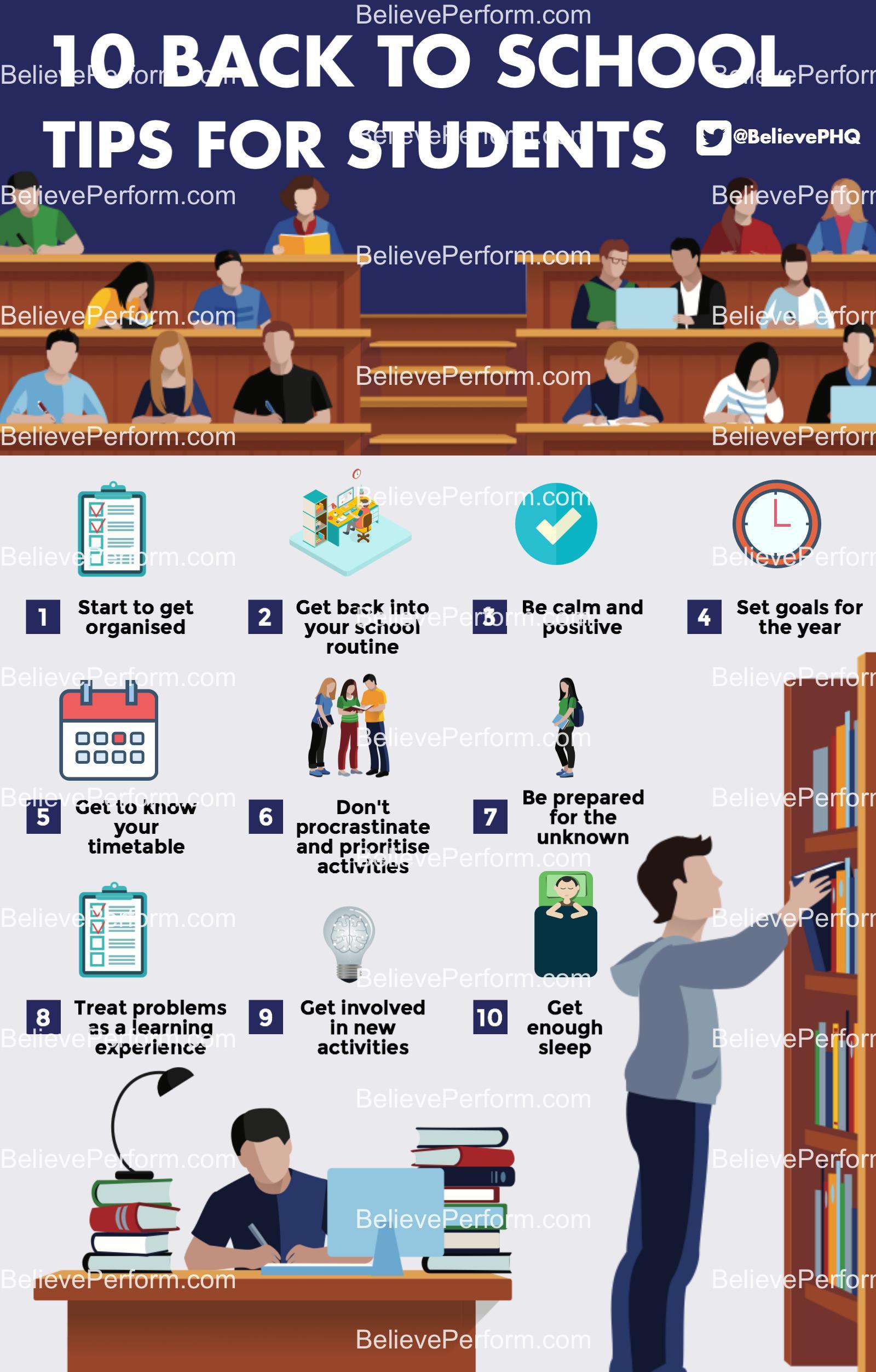 10 Back To School Tips For Students BelievePerform The UK s Leading