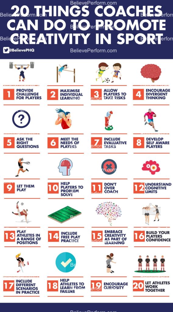 20 Things Coaches Can Do To Promote Creativity In Sport