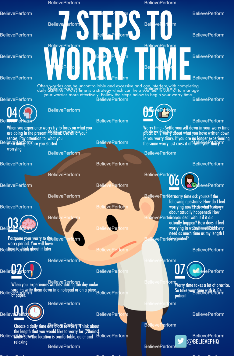 7 steps to worry time - BelievePerform - The UK's leading Sports ...