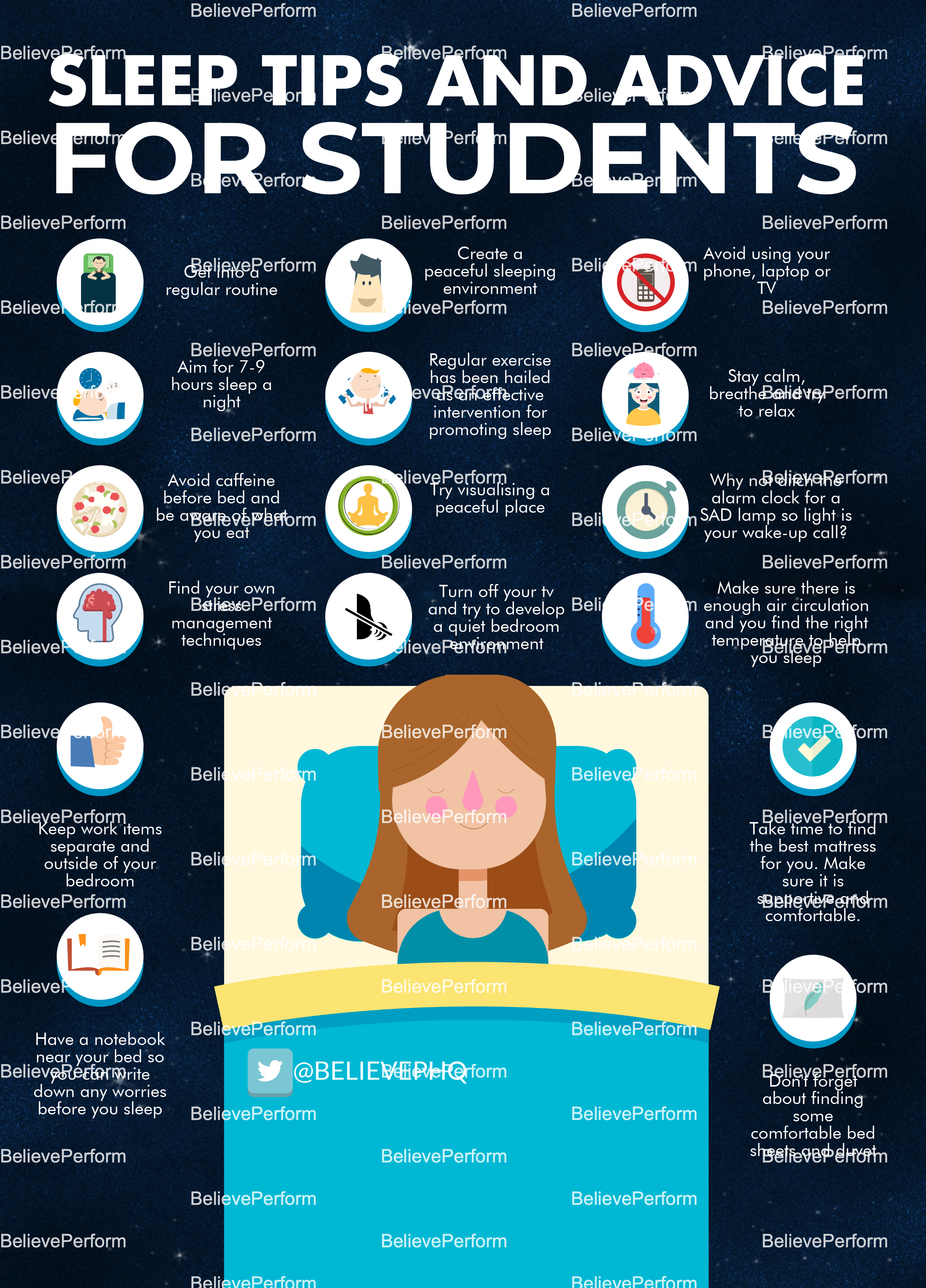 Sleep Tips And Advice For Students BelievePerform The UK s Leading